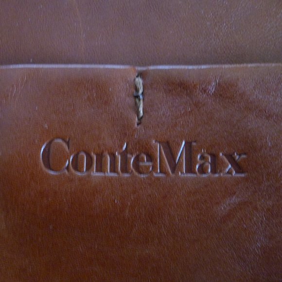 conte max | Bags | Conte Max Italian Light Brown Genuine Leather ...
